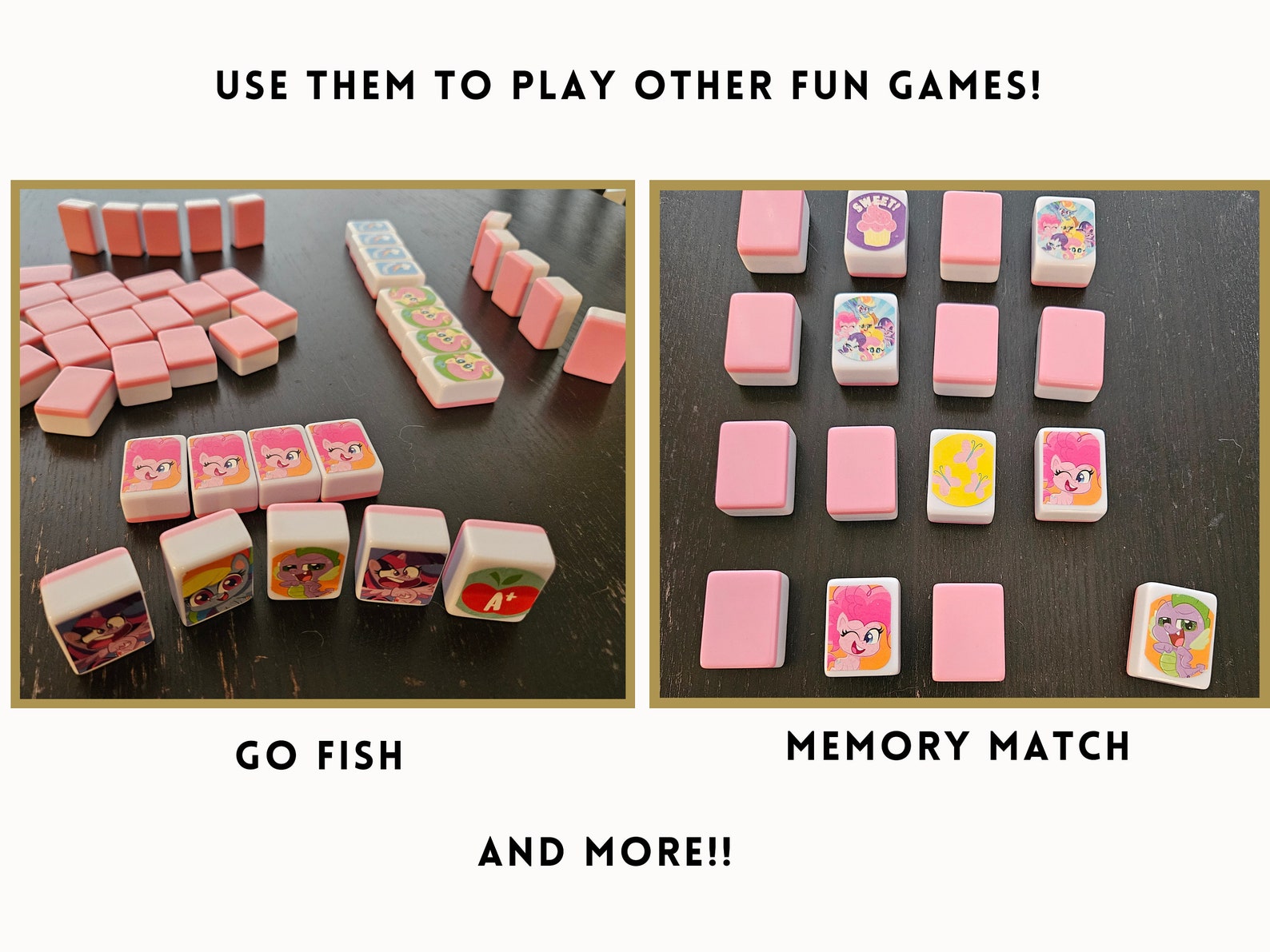 Family Cartoon Mahjong Tile Game - Etsy