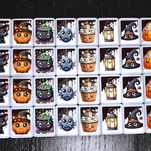 Spooky Mahjong Tile Game: Halloween Theme - Etsy