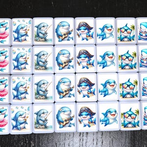 Shark Mahjong Tile Game - Popular Tile Match Game - Custom Made - Can ...