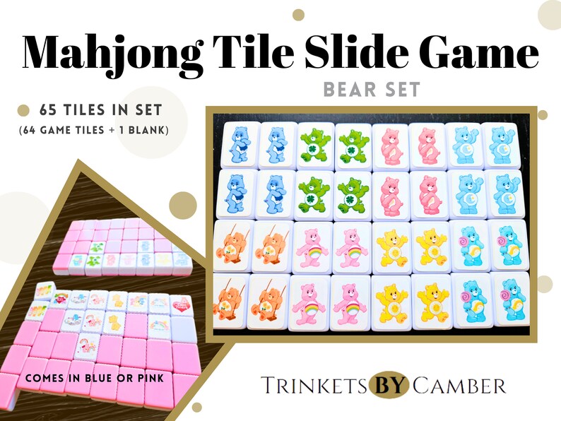 Bear Mahjong Tile Game Popular Tile Slide Game Custom Made Can Be Used ...