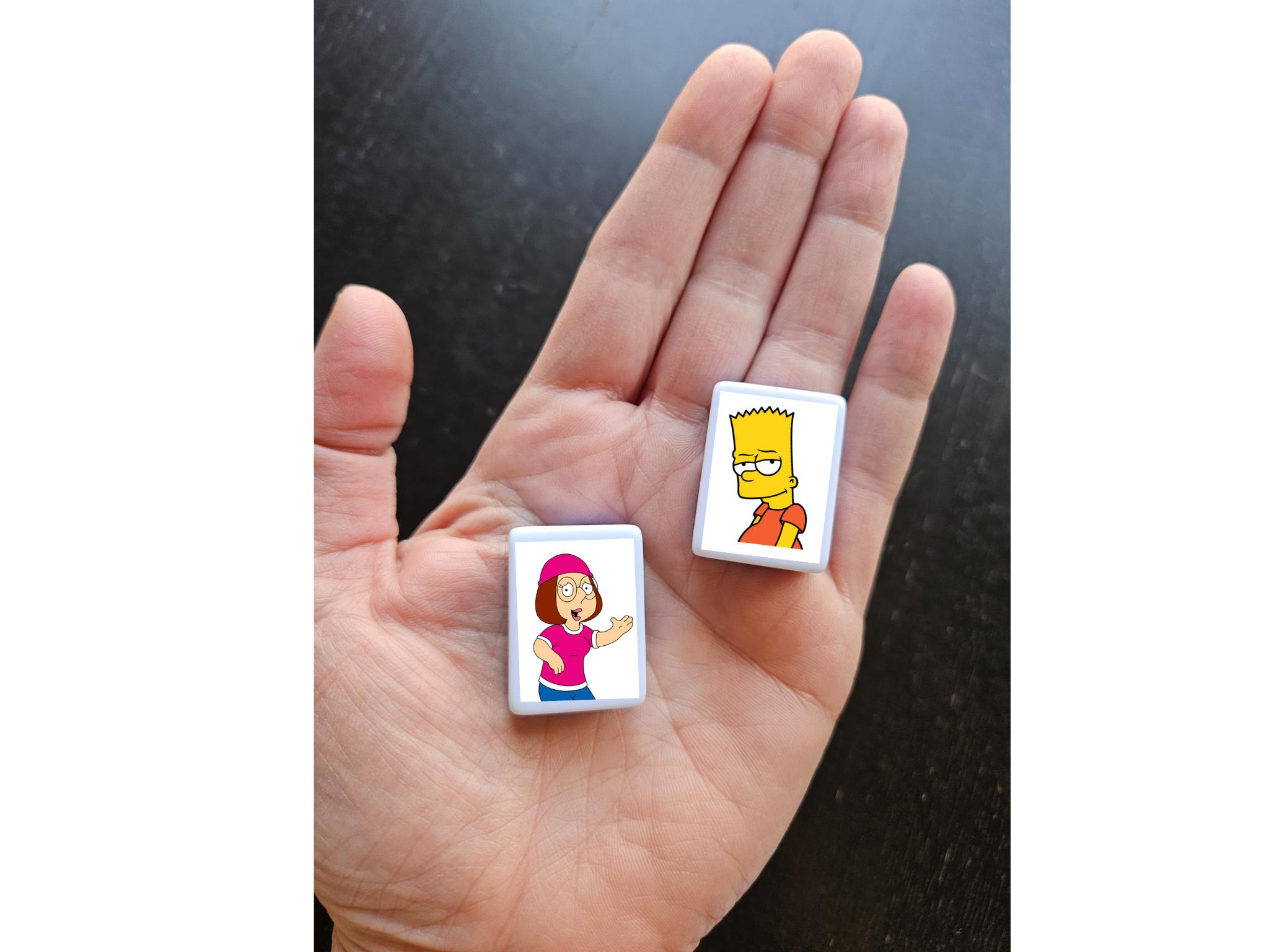 Family Cartoon Mahjong Tile Game - Etsy