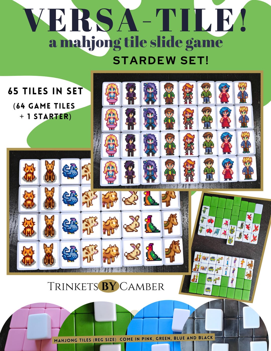 Stardew Tile Slide Game: Mahjong Tiles - Etsy