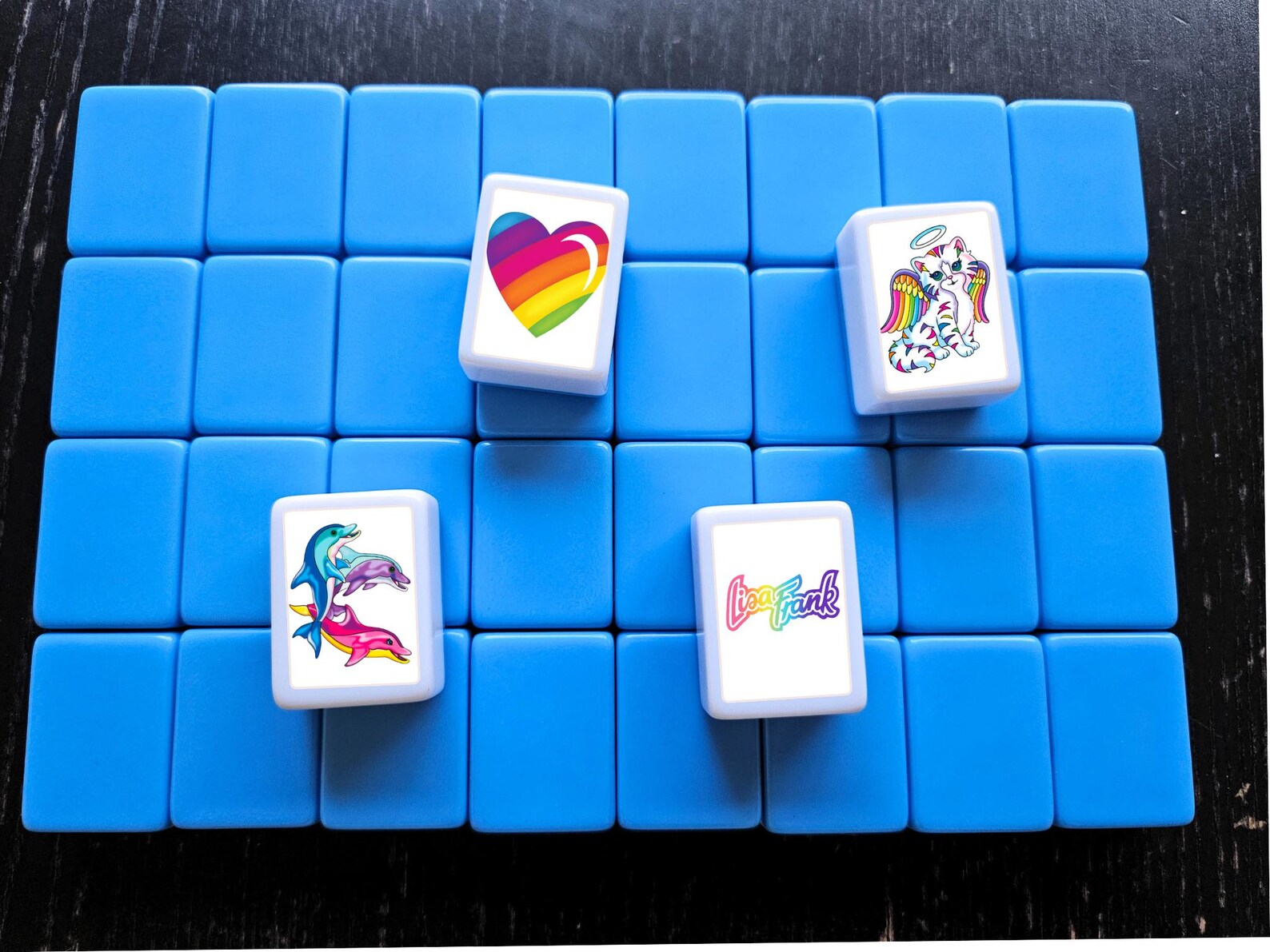 Rainbow Nostalgia Mahjong Tile Game: Fun Memory Match - Etsy