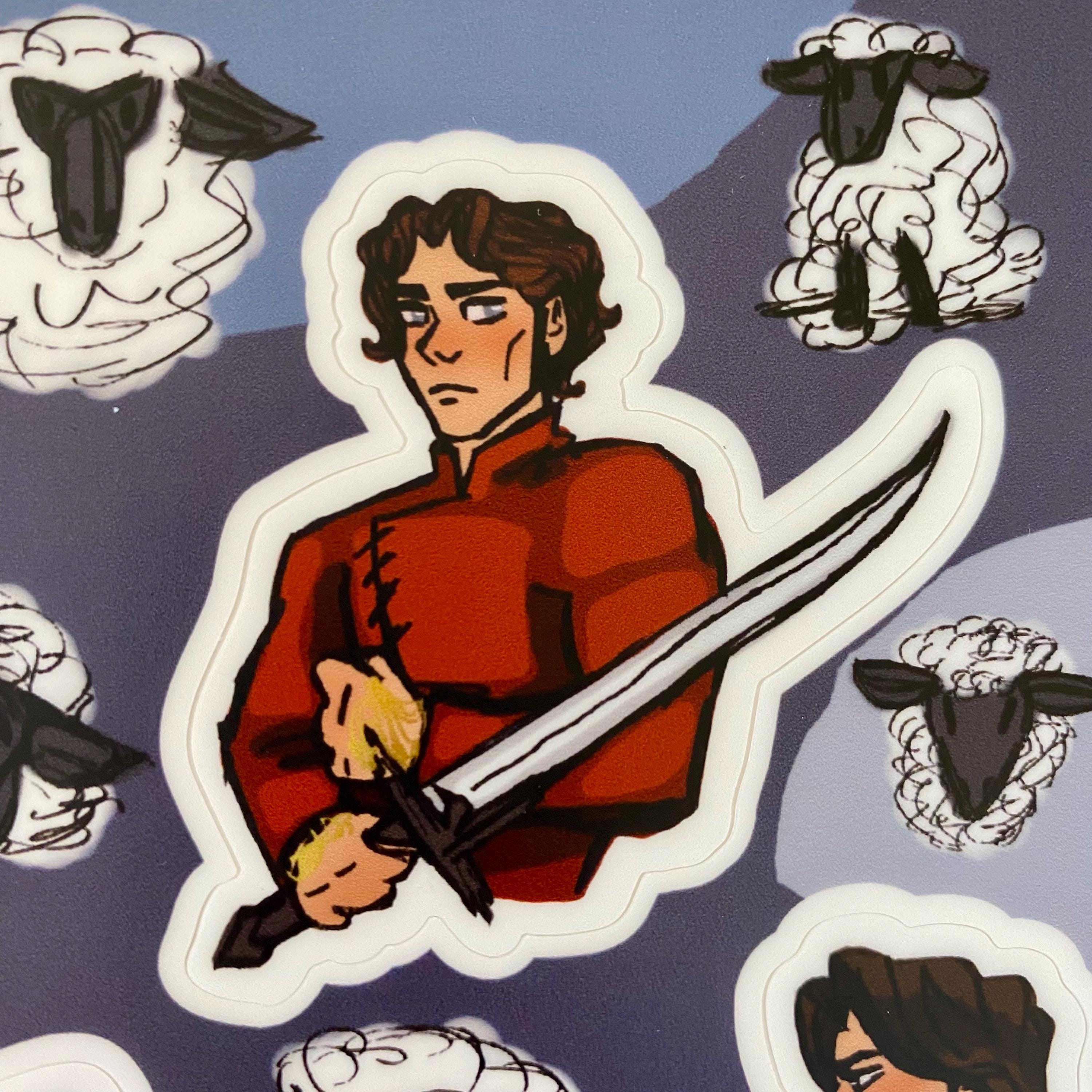 Wheel of Time Sticker Sheet, Wheel of Time, Robert Jordan, Character ...