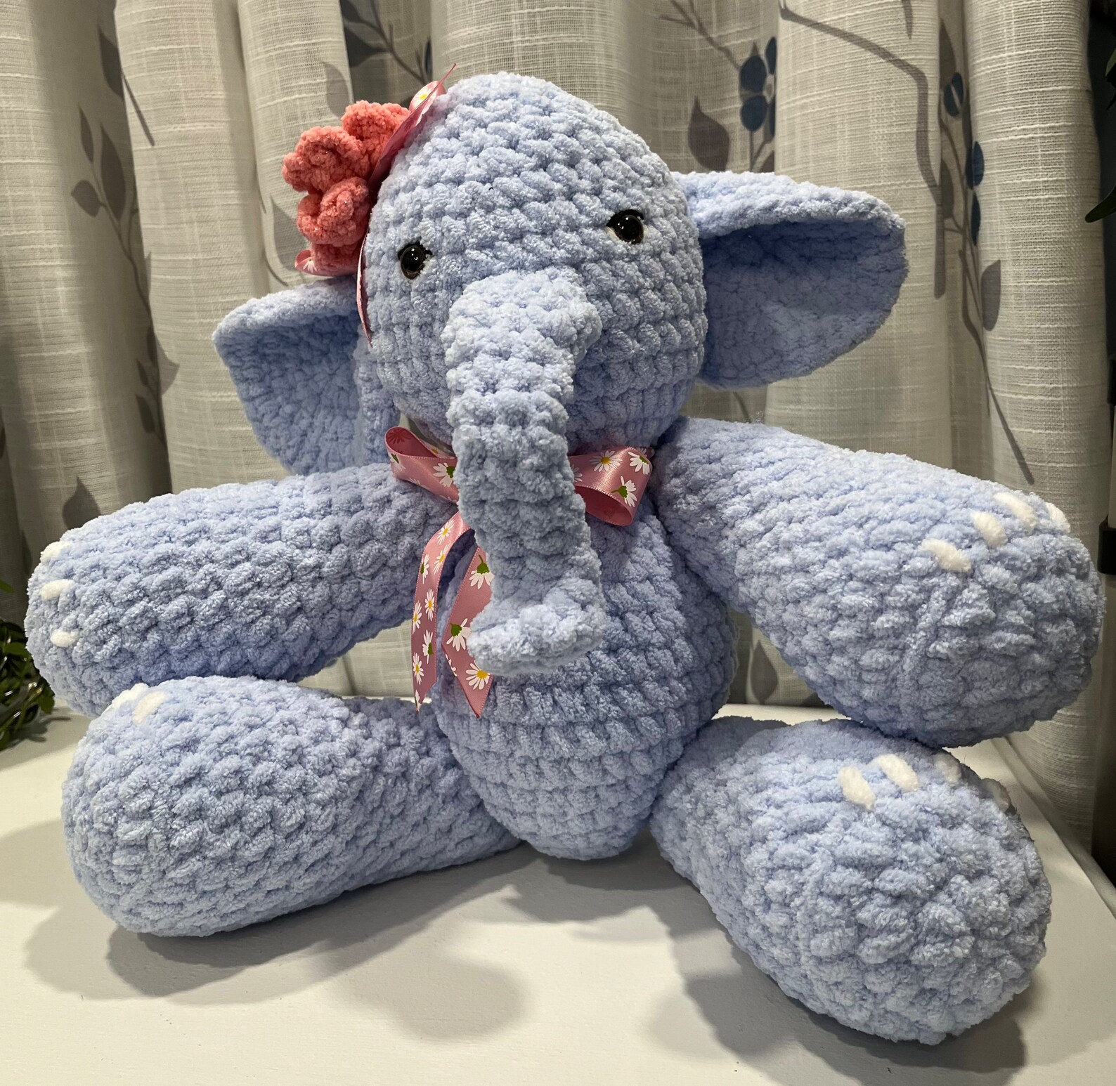 Crochet Elephant, 18-inch, Stuffed Animal, Kids Gifts - Etsy