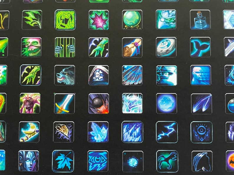 World of Warcraft Icon Poster - Etsy