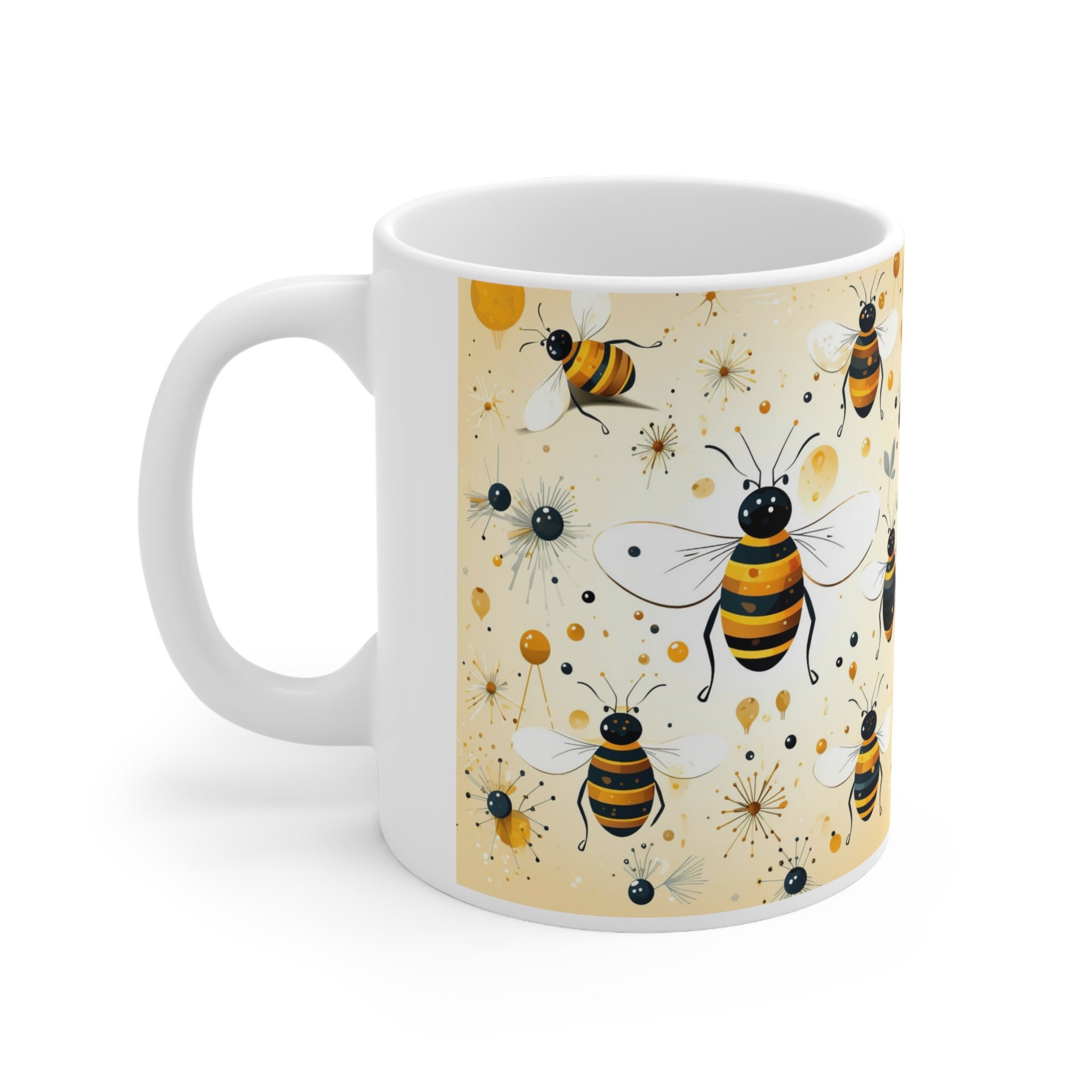 Bee-loved Coffee Mug for Bee Keepers, Bumble Bee Enthusiasts, and Those ...