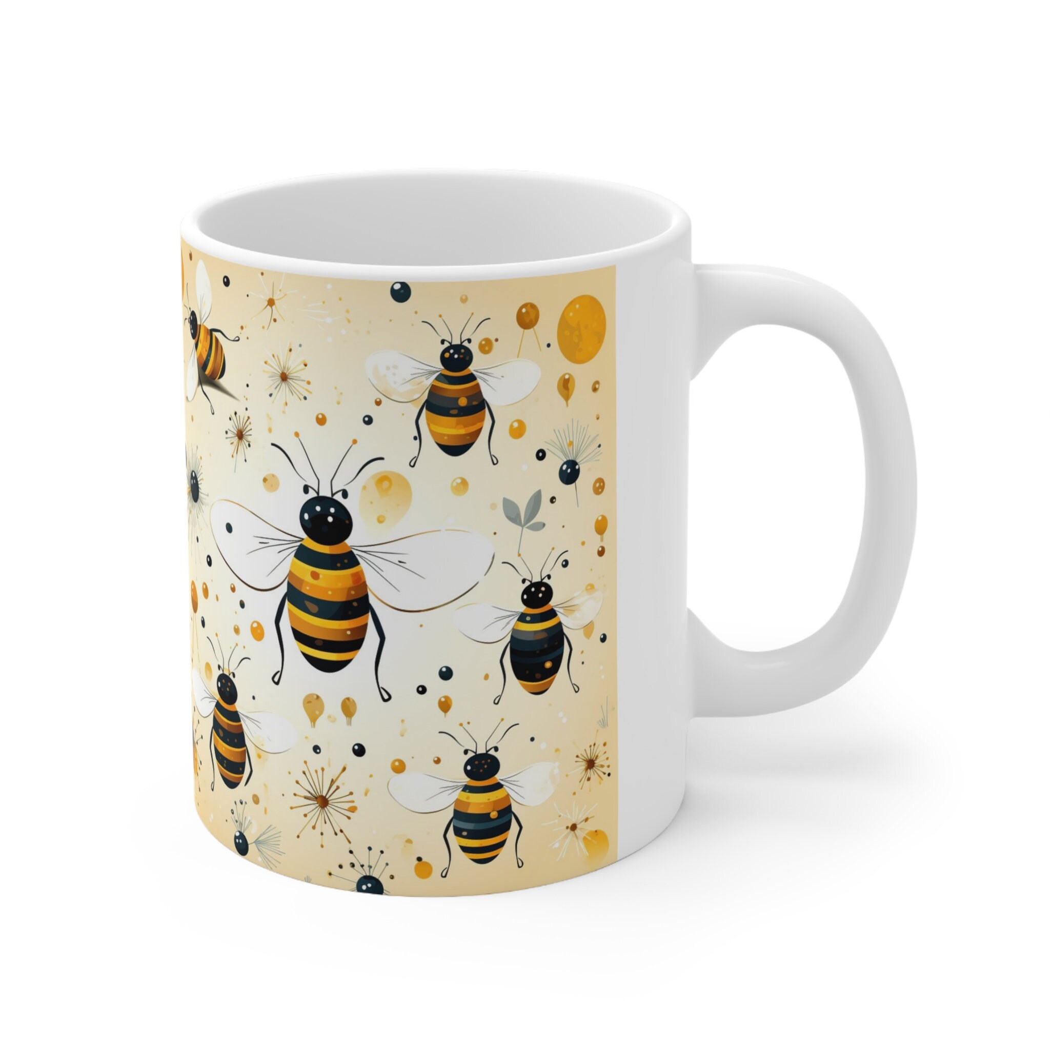 Bee-loved Coffee Mug for Bee Keepers, Bumble Bee Enthusiasts, and Those ...