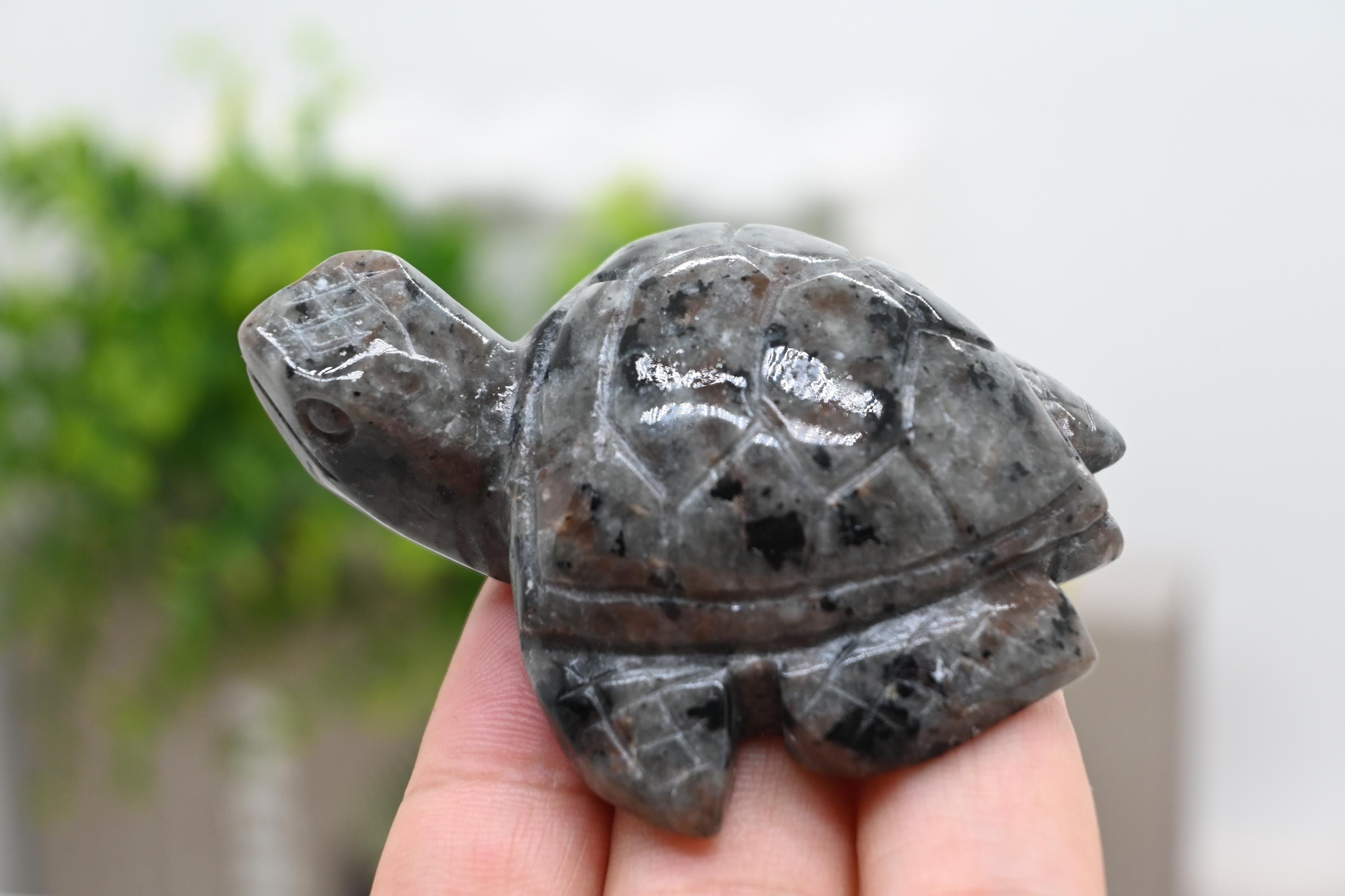 2'' Yooperlite Sea Turtle,natural Quartz Crystal Turtle,crystal Turtle ...