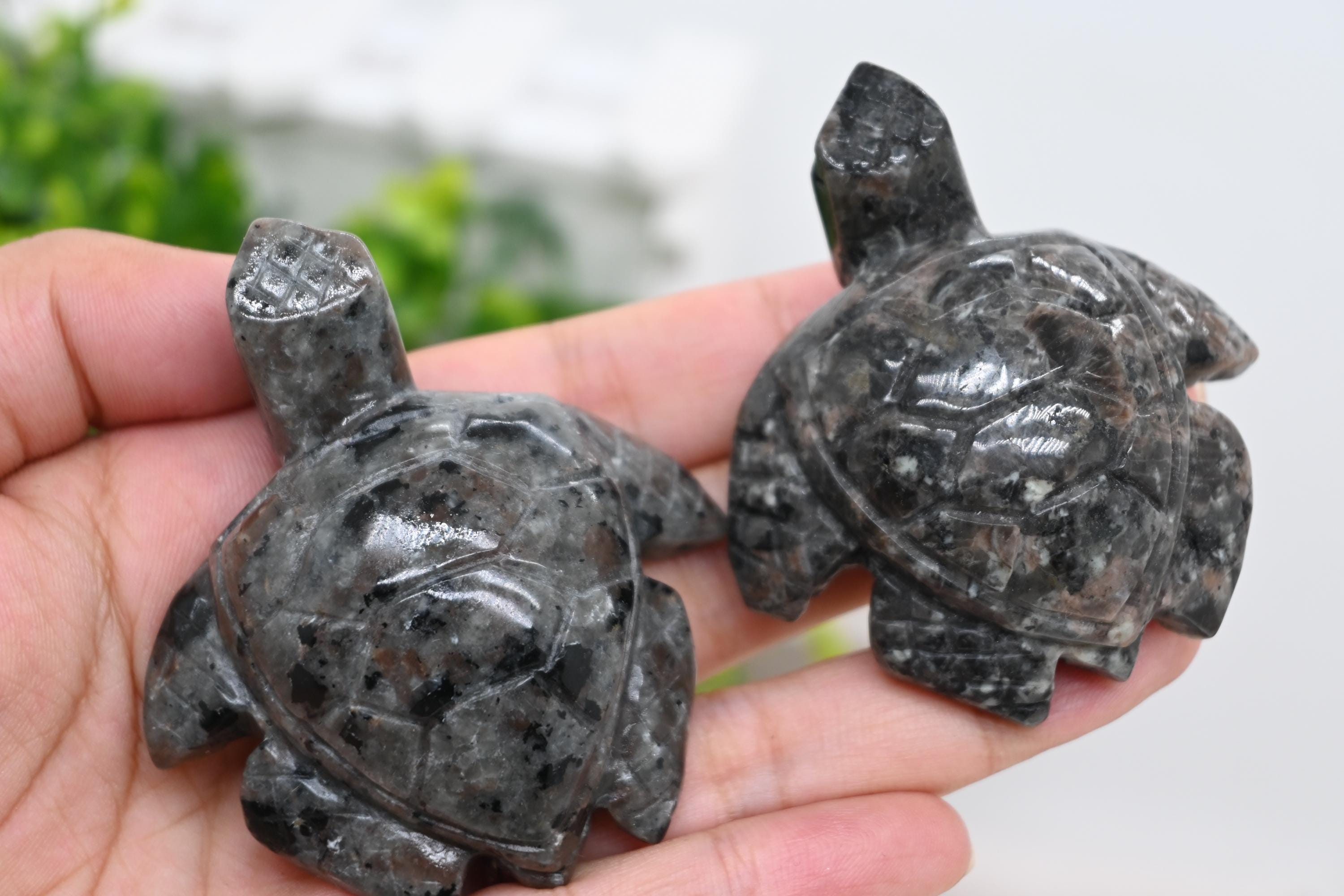 2'' Yooperlite Sea Turtle,natural Quartz Crystal Turtle,crystal Turtle ...
