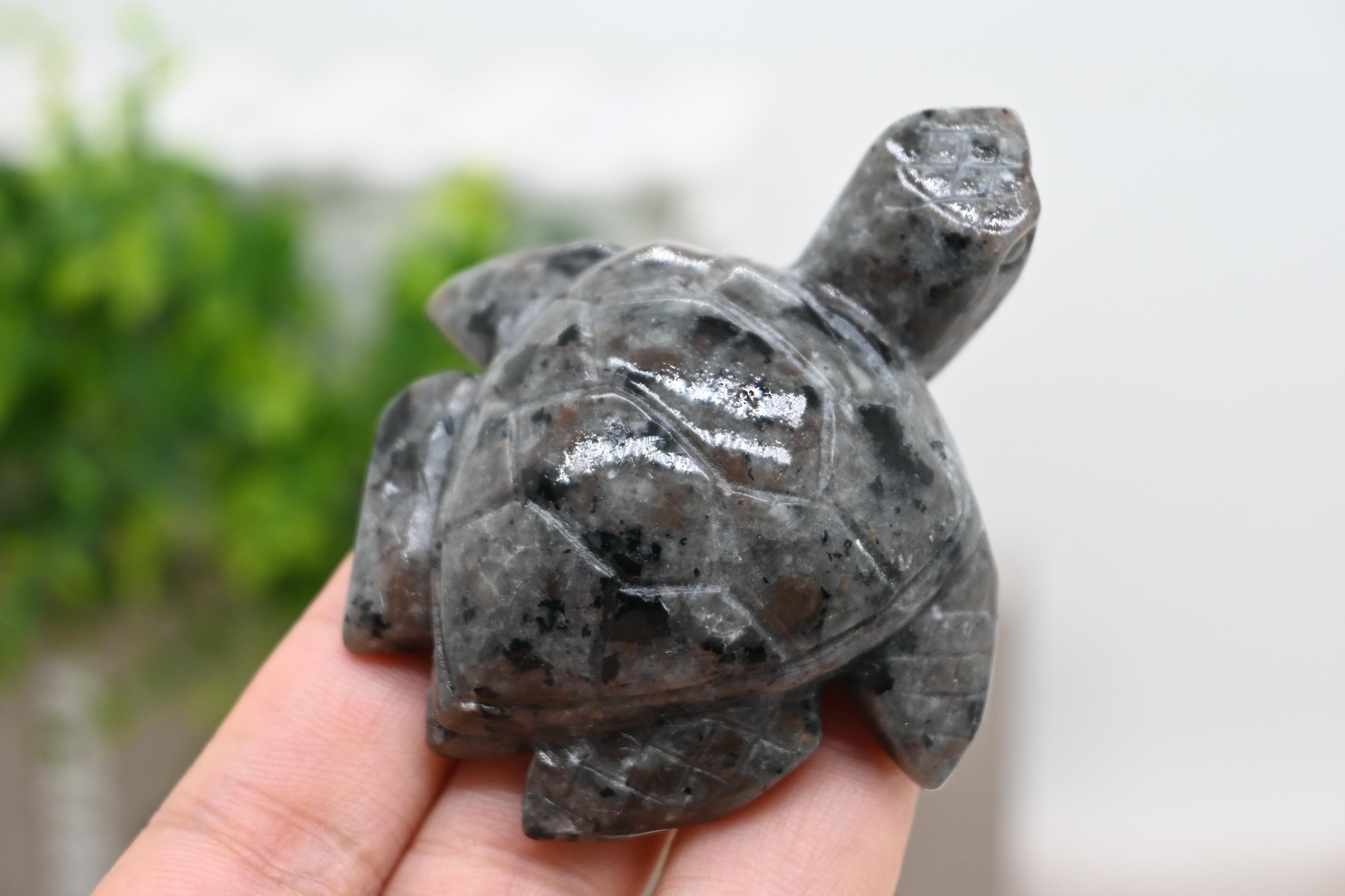 2'' Yooperlite Sea Turtle,natural Quartz Crystal Turtle,crystal Turtle ...