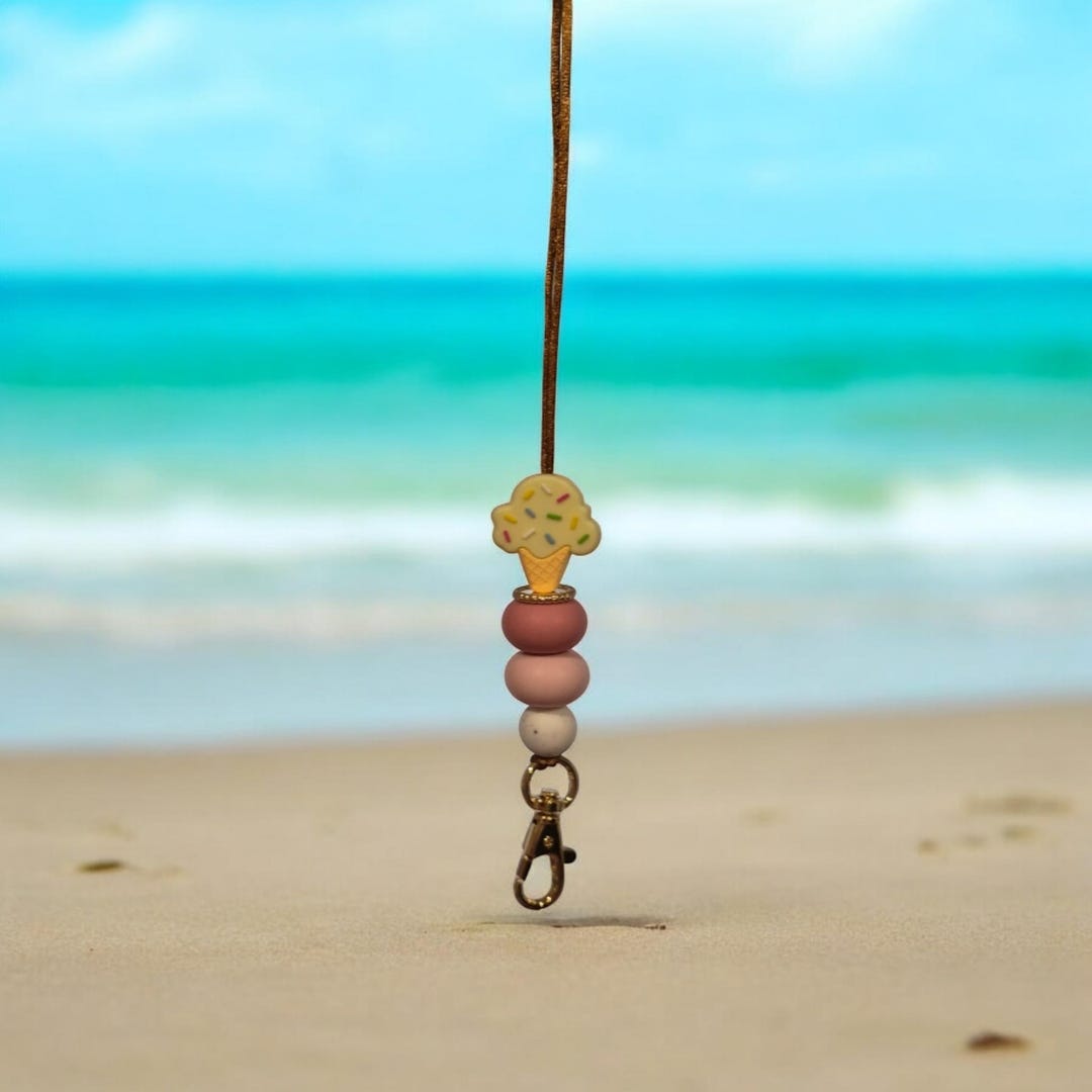 Ice Cream Teacher Lanyard | Personalised Teacher Lanyard | Gelati ...