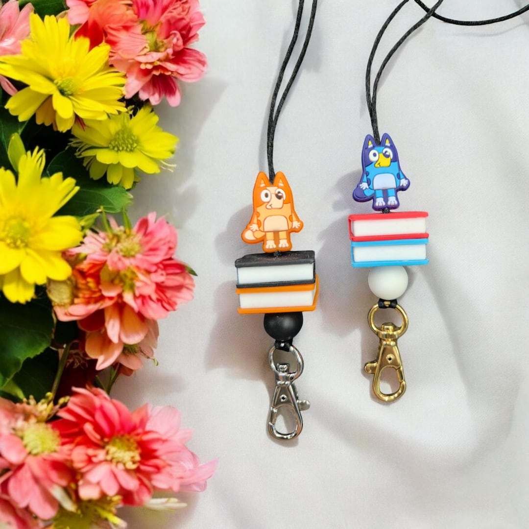 Bluey & Bingo Book Teacher Lanyard - Etsy