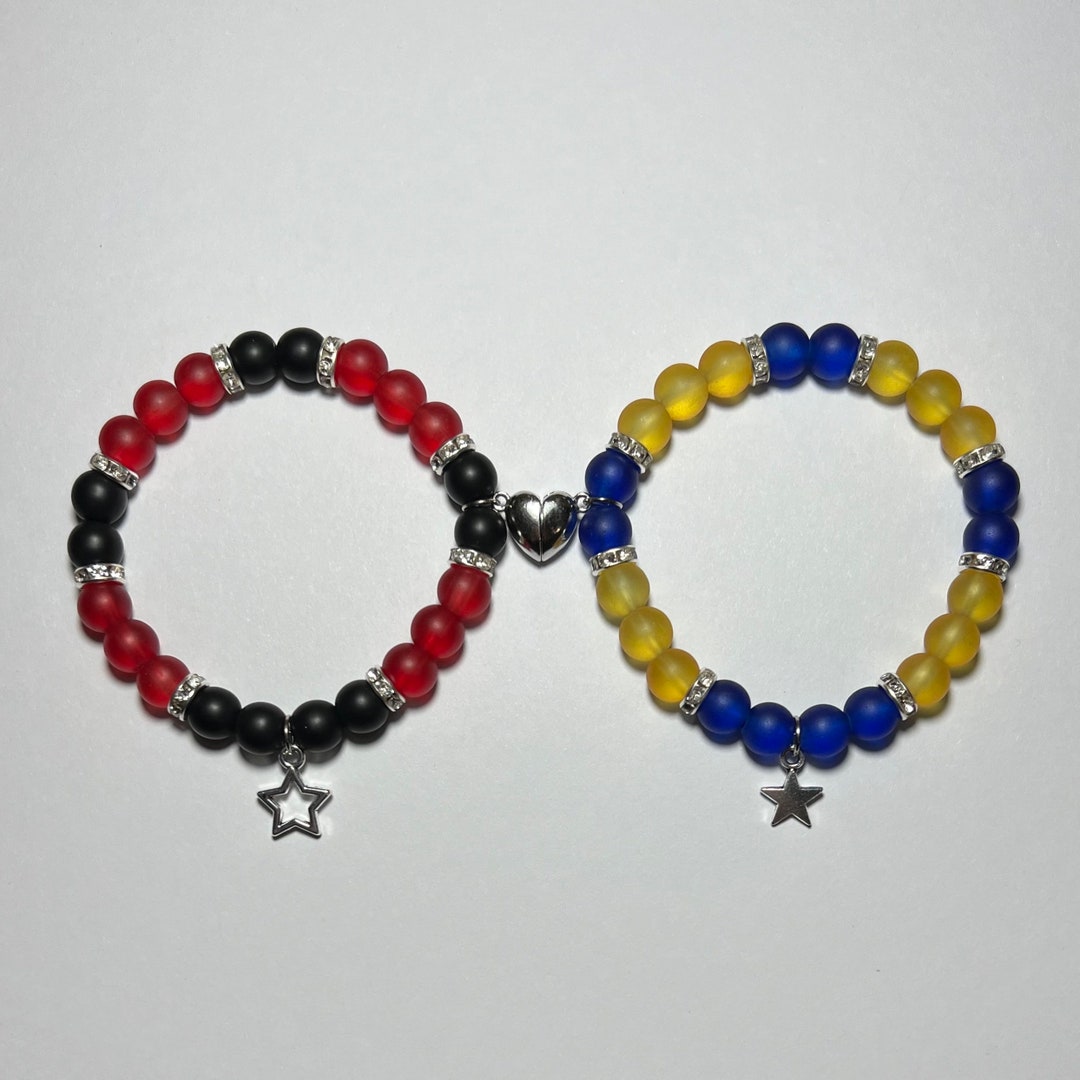 Matching Marvel Deadpool & Wolverine Charm Bracelets - Etsy