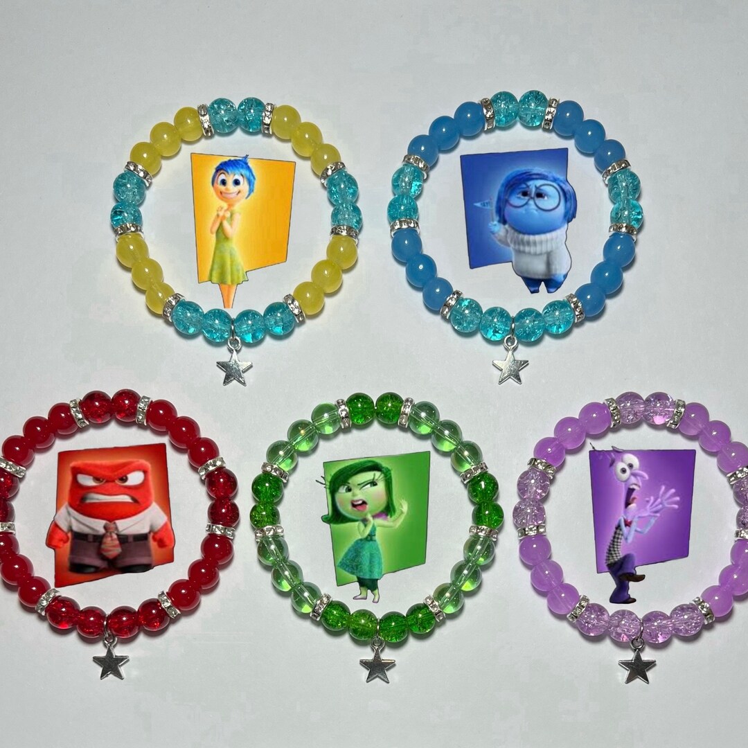 Inside Out 2 Charm Bracelets - Etsy