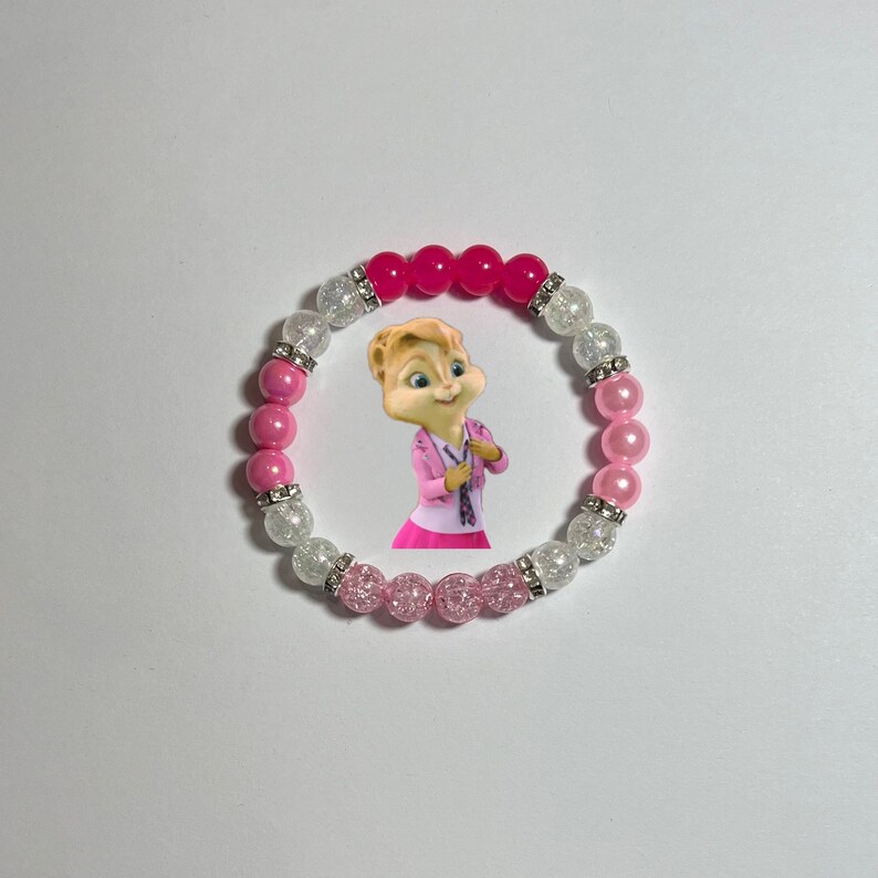 Alvin & the Chipmunks the Chipettes Inspired Matching Beaded Bracelets ...
