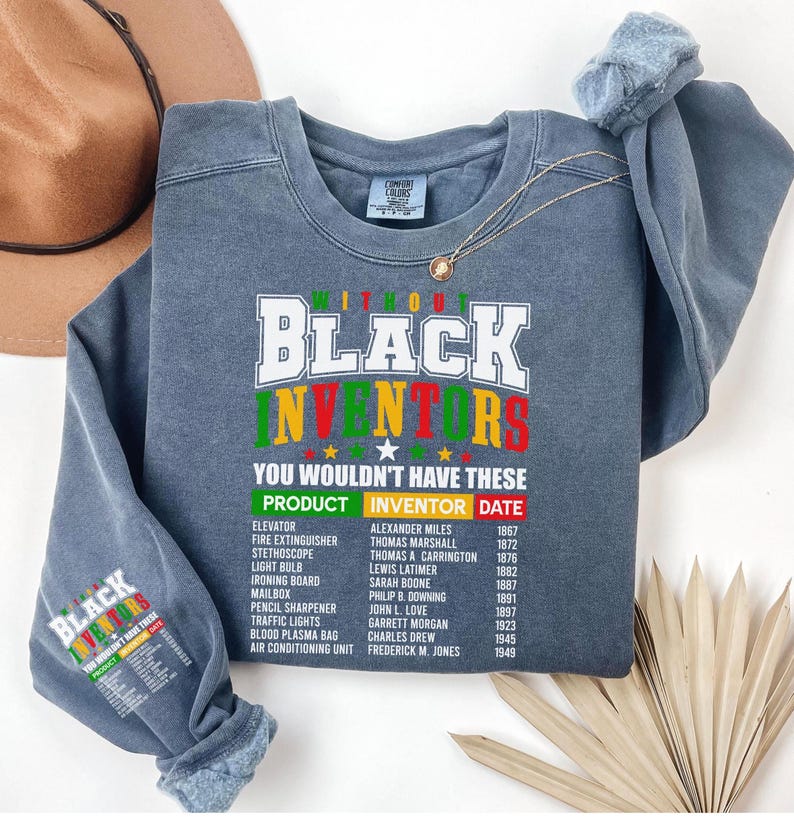 Black Inventors Sweatshirt African American History Sweatshirt ...