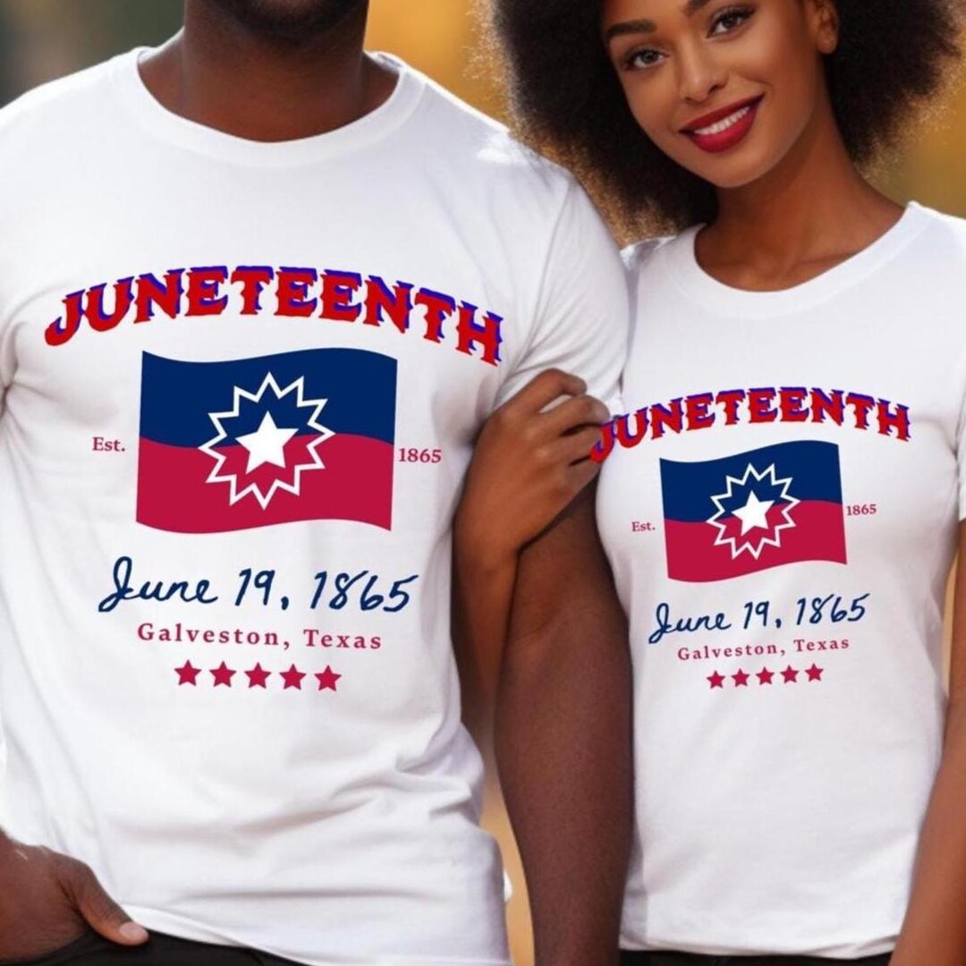 Juneteenth Flag Commemorative T-shirt - Black History T-shirt for ...