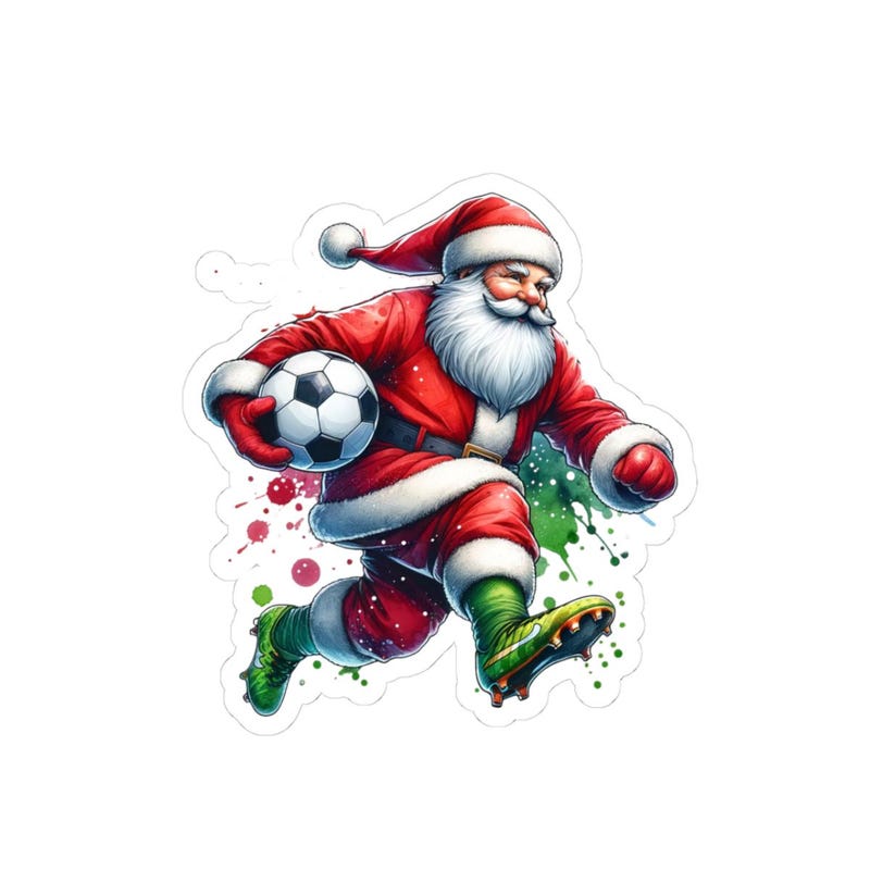 Weihnachtsmänner fußball - Etsy.de
