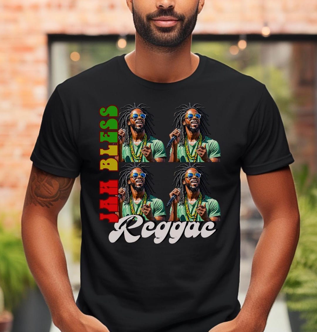 Reggae Unisex Shirt Jersey Short Sleeve Tee Reggae Music T-shirt ...