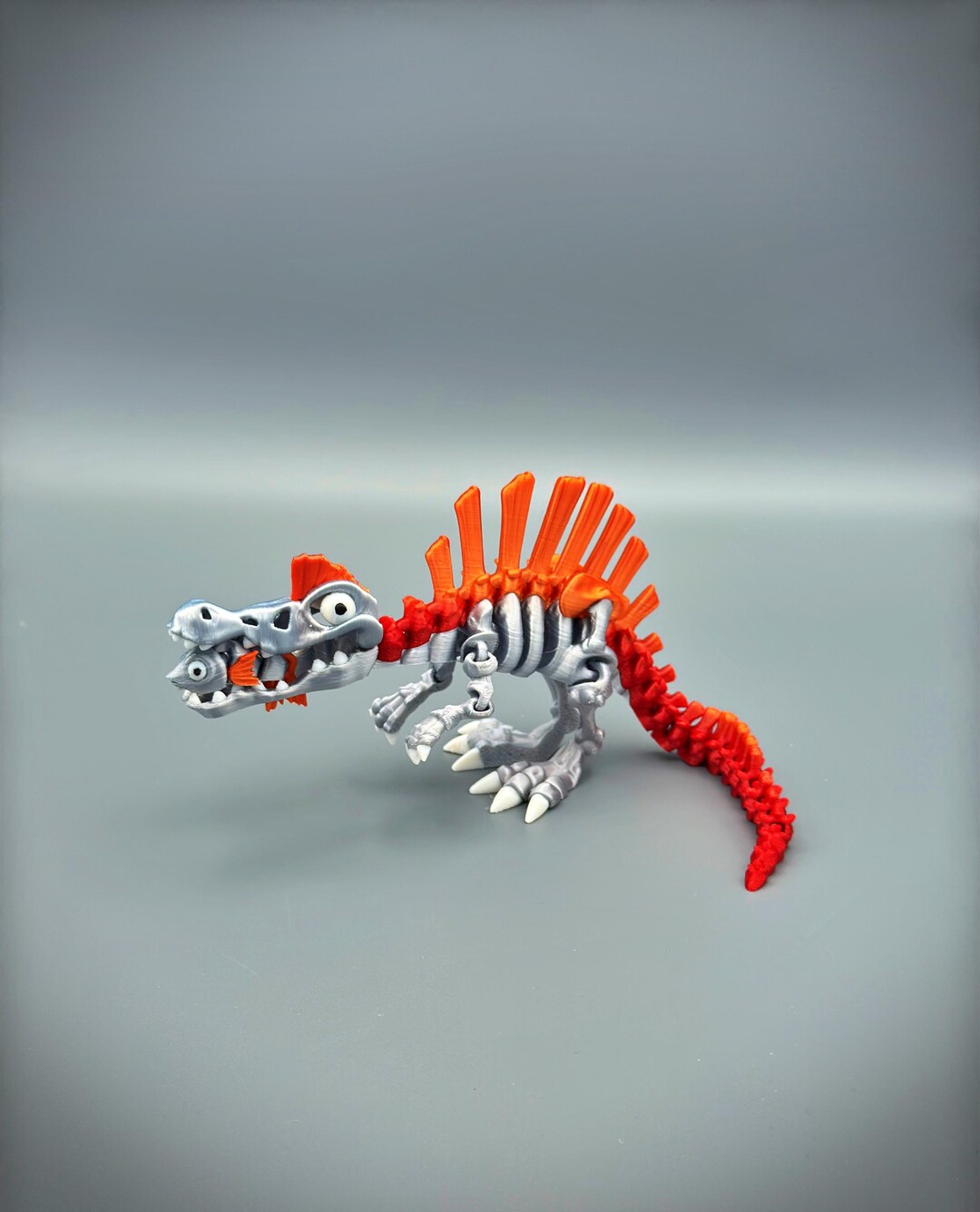 3D Printed Articulating Spinosaurus - Flexi Factory Design | Realistic ...