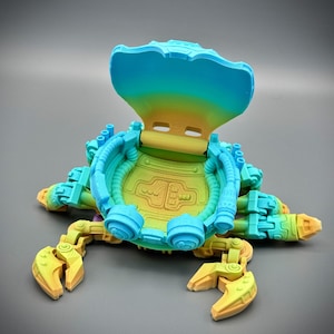3D Printed Cyber Crab Box: Articulating Desk Organizer - Etsy