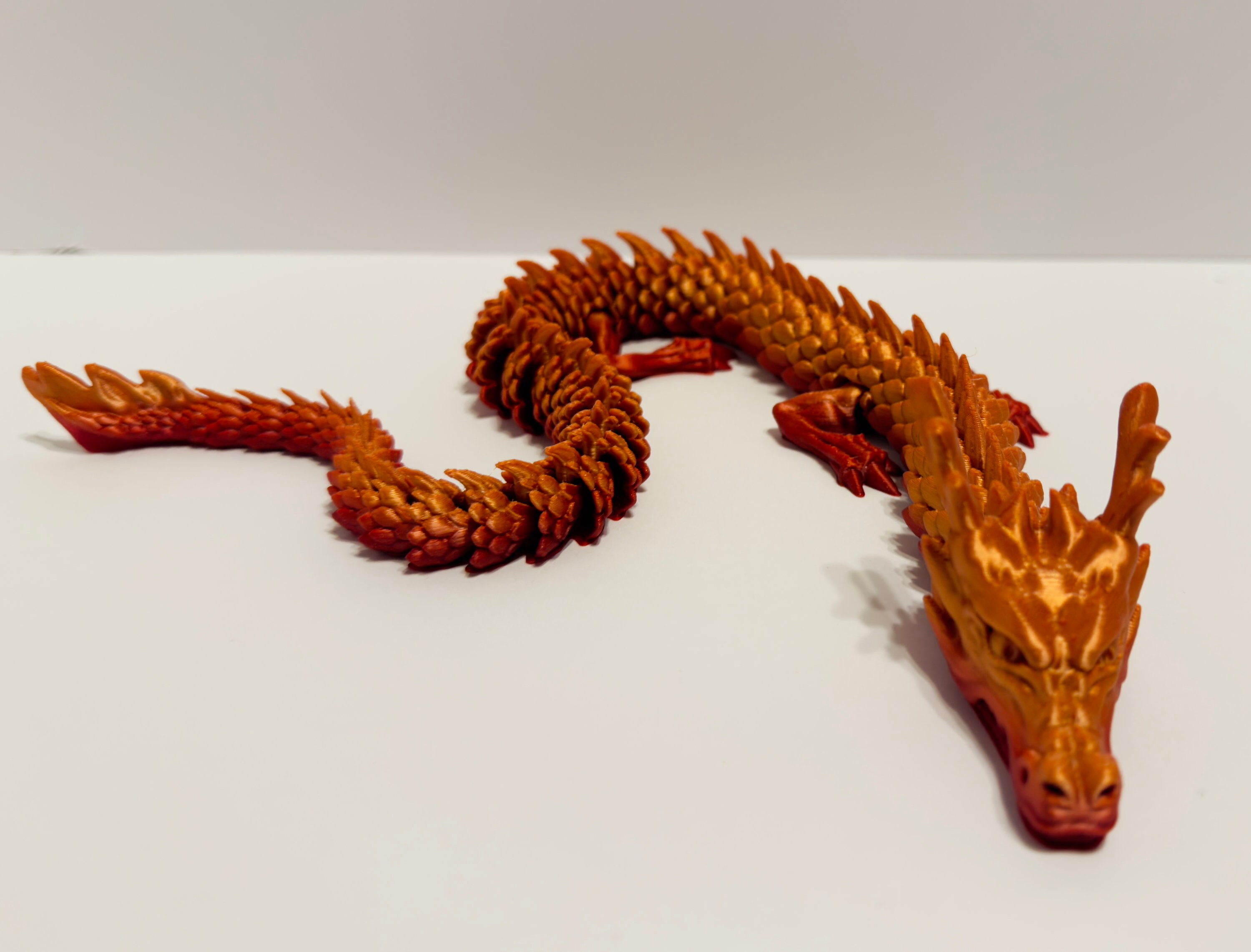 Articulating Dragon 3D Printed Fantasy Figure 18 Inches Long - Etsy