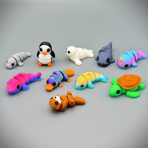 Mini Pocket Pets | 3D Printed Articulating Mini Baby Animals | Sensory ...