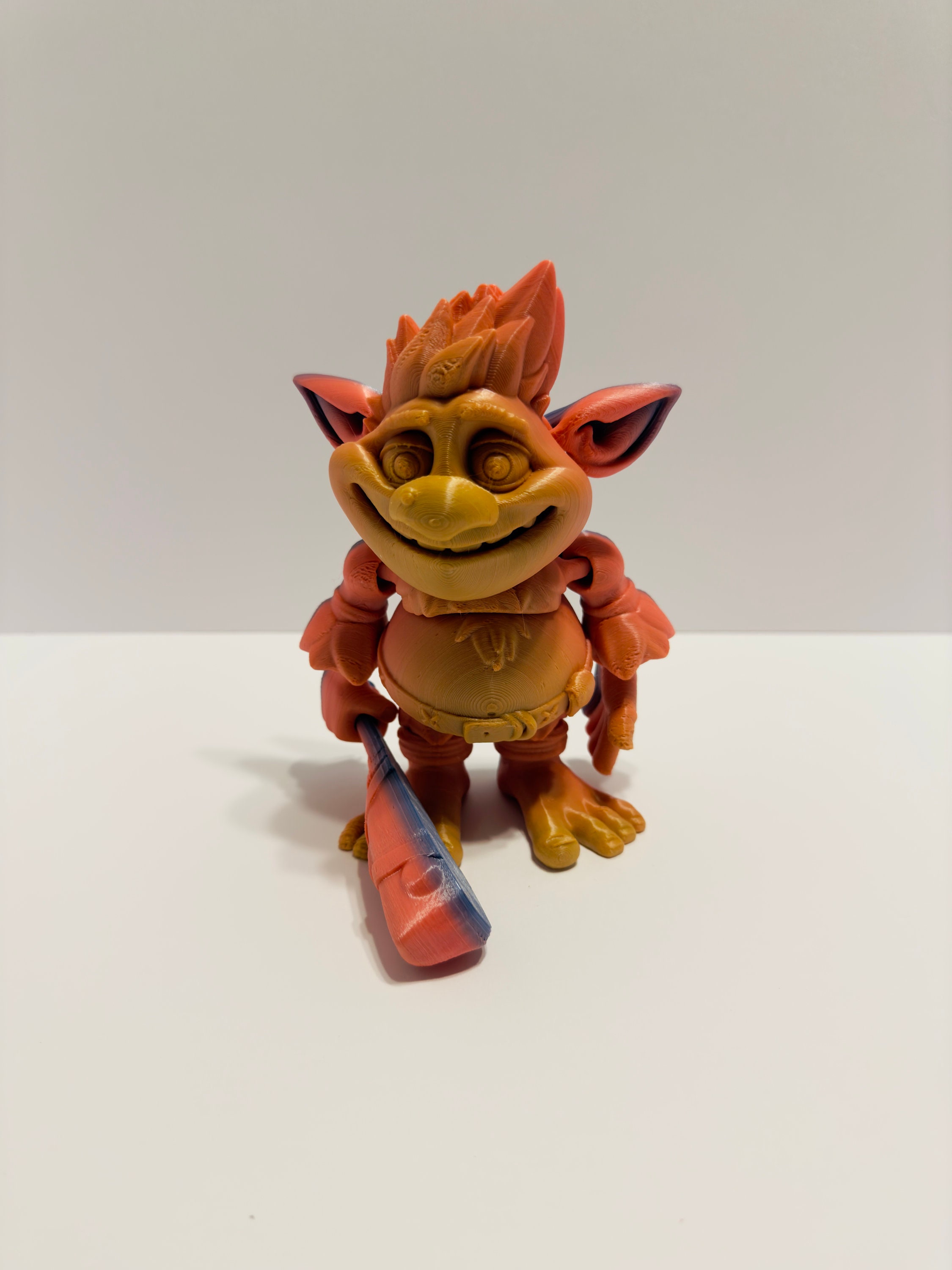 Flexi Factory Articulating Troll - 3D Printed Fantasy Figure - Etsy