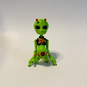 Flexi Factory Articulating Alien Sculpture - 3D Printed ...