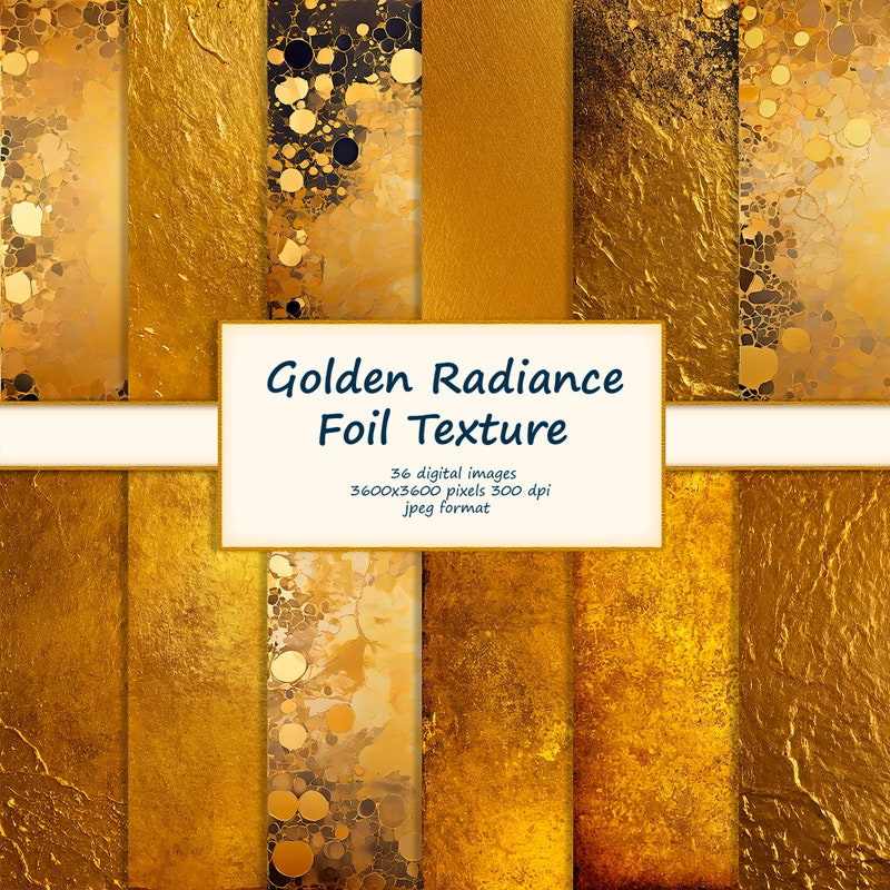 Gold Foil Digital - Etsy
