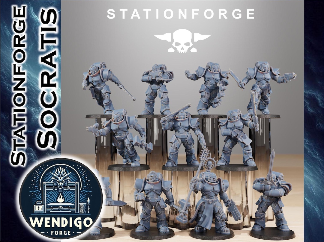 Socratis Legion Melee Infantry Station Forge Scifi Grimdark Wargaming ...