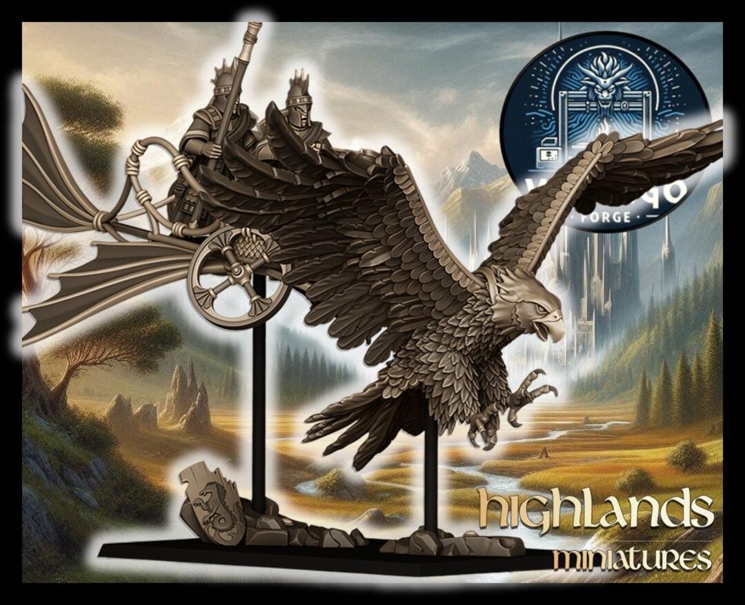 High Aegean Elf Sky Cutting Ballista - Highlands Miniatures - WFB 28mm ...