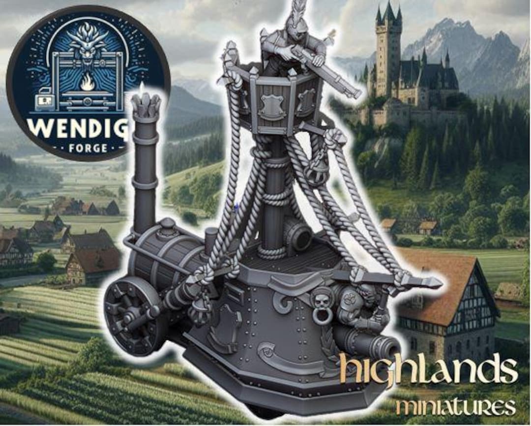 Sunland Empire Ironclad Landship Highlands Miniatures WFB - Etsy UK