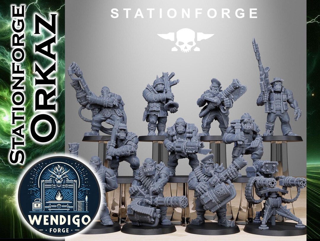 Orkaz Team Fighters - Station Forge - Scifi Grimdark Wargaming and ...