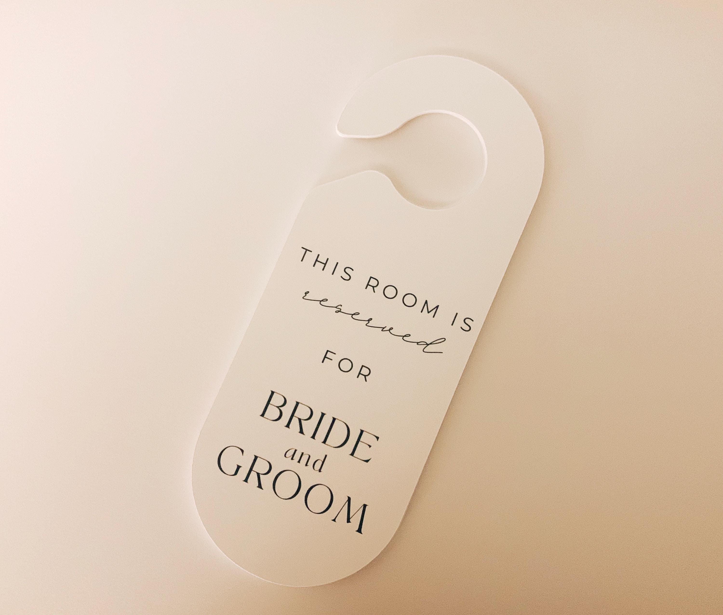 Personalized Reserved Room Door Hanger, Do Not Disturb Door Hanger ...