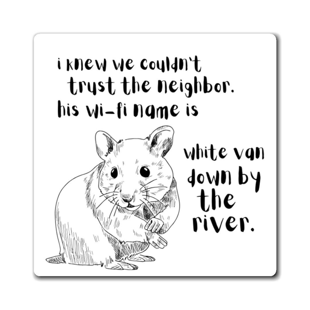 Wifi Mouse Magnet, Funny Magnet, Gag Gifts, Meme Magnet, Best Friend ...