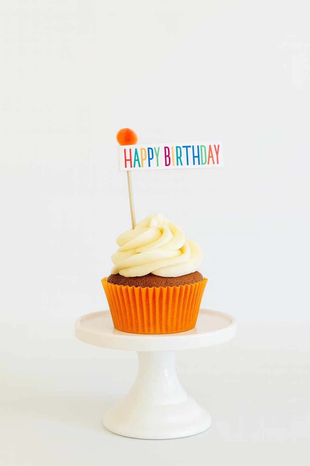 Mini Happy Birthday Cupcake Toppers, Mini Cupcake Topper, Party ...