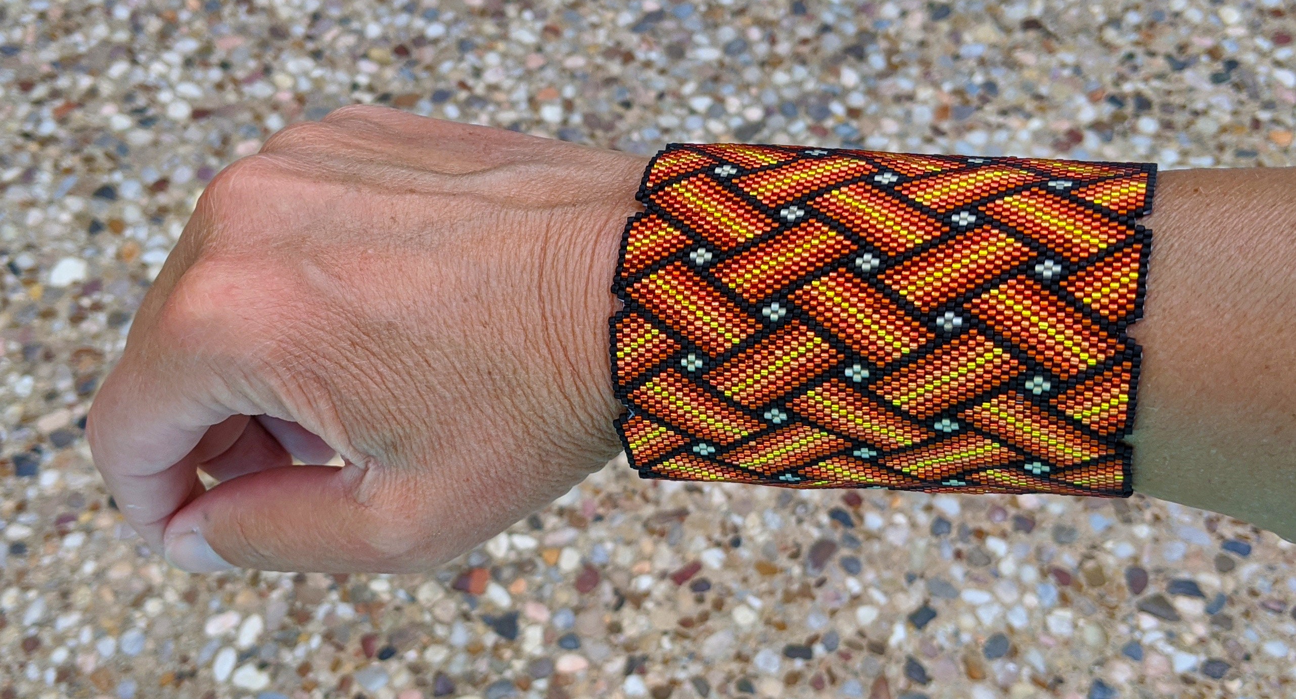 Fireweave Bracelet Pattern - Etsy