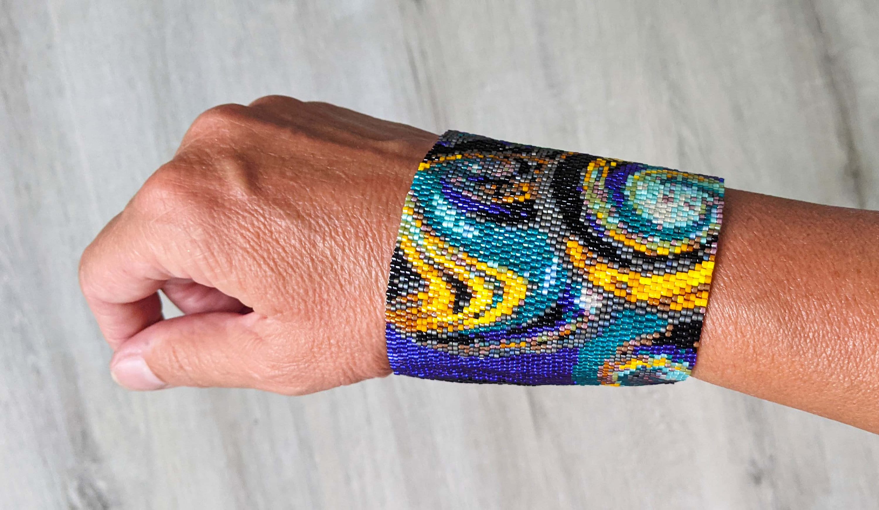 Blue Marbles Bracelet Pattern - Etsy