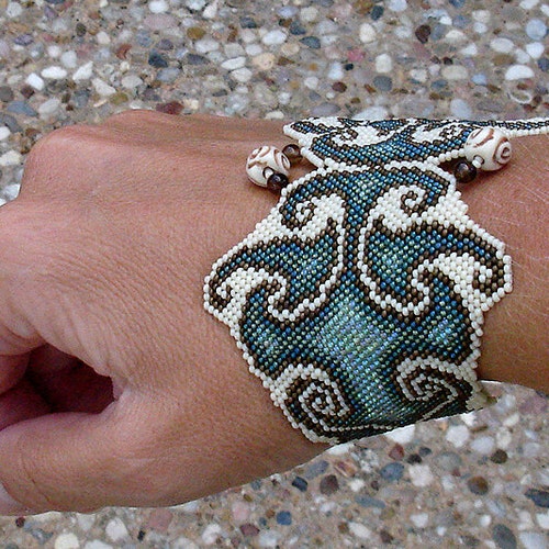 Simple Bead Pattern Beginner Bracelet Tutorial Easy Beading | Etsy
