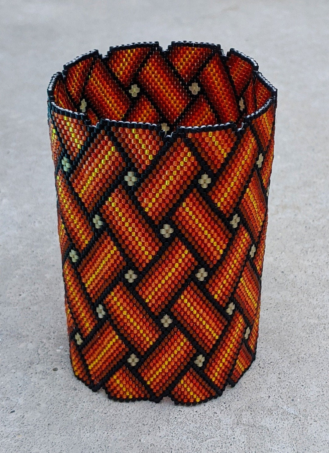 Fireweave Bracelet Pattern - Etsy