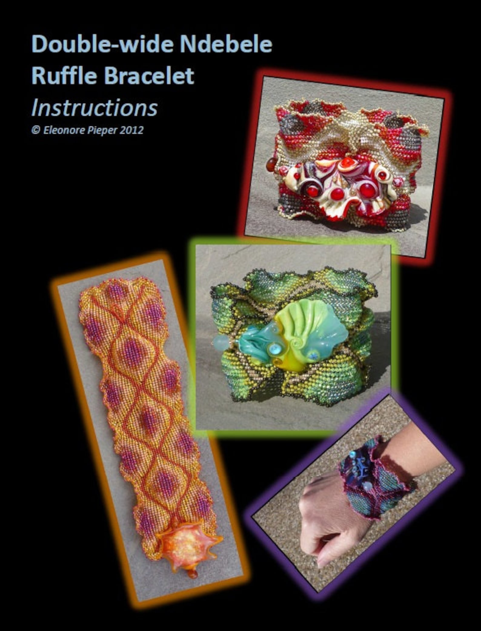 Double-wide Ndebele Ruffle Bracelet Instructions - Etsy