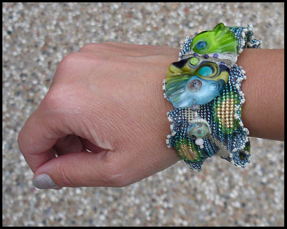 Single-wide Ndebele Ruffle Bracelet Instructions - Etsy