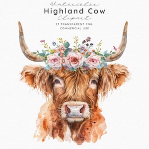 Watercolor Farm Animal Clipart Bundle, Nursery Decor, Baby Shower Decor ...