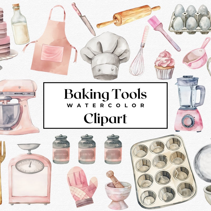 Baking Clipart - Etsy