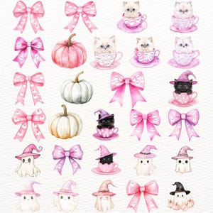 Halloween Watercolor Clipart PNG - Halloween Black Cat - Ghost Clipart ...