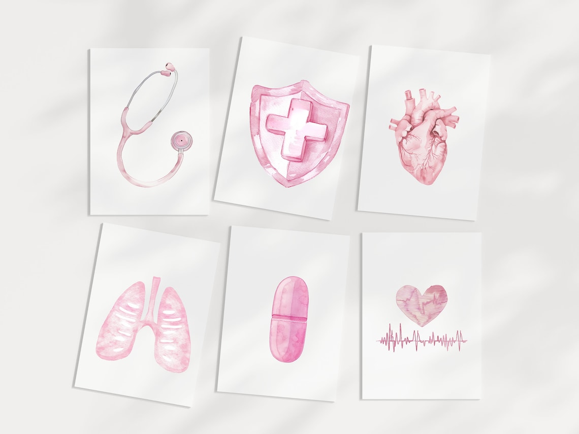 Watercolor Medical Clipart | Doctor Clipart | Nurse Clipart | Medicine ...