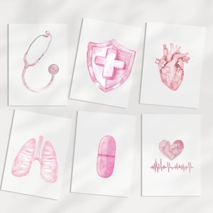 Watercolor Medical Clipart | Doctor Clipart | Nurse Clipart | Medicine ...