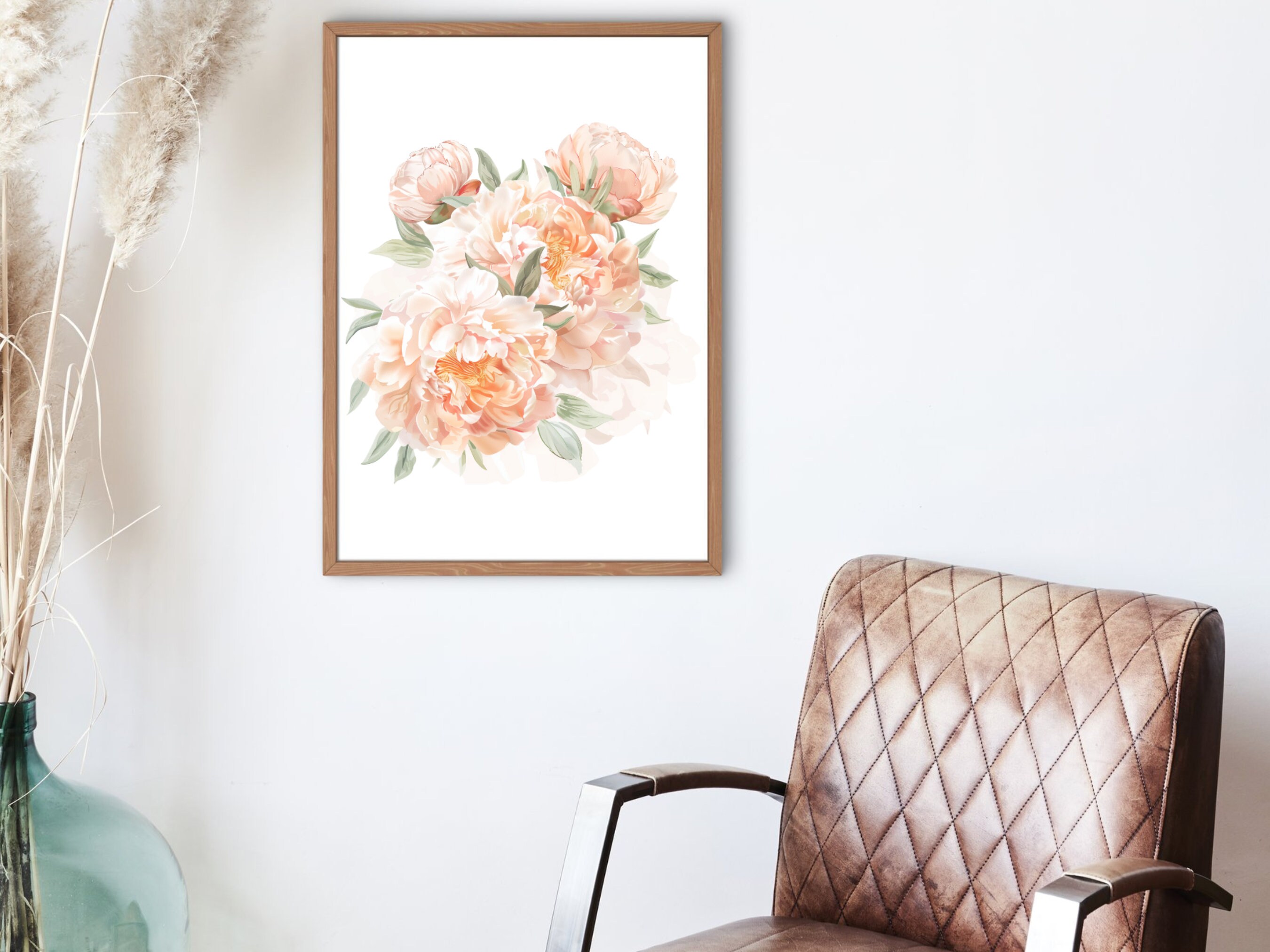 Watercolor Peony Clipart Bundle, Elegant Flower, Wedding Boquet Clipart ...